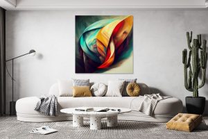 Superior Quality Printed Wall Art Canvas Elevate Your Decor Zöld Múzeum